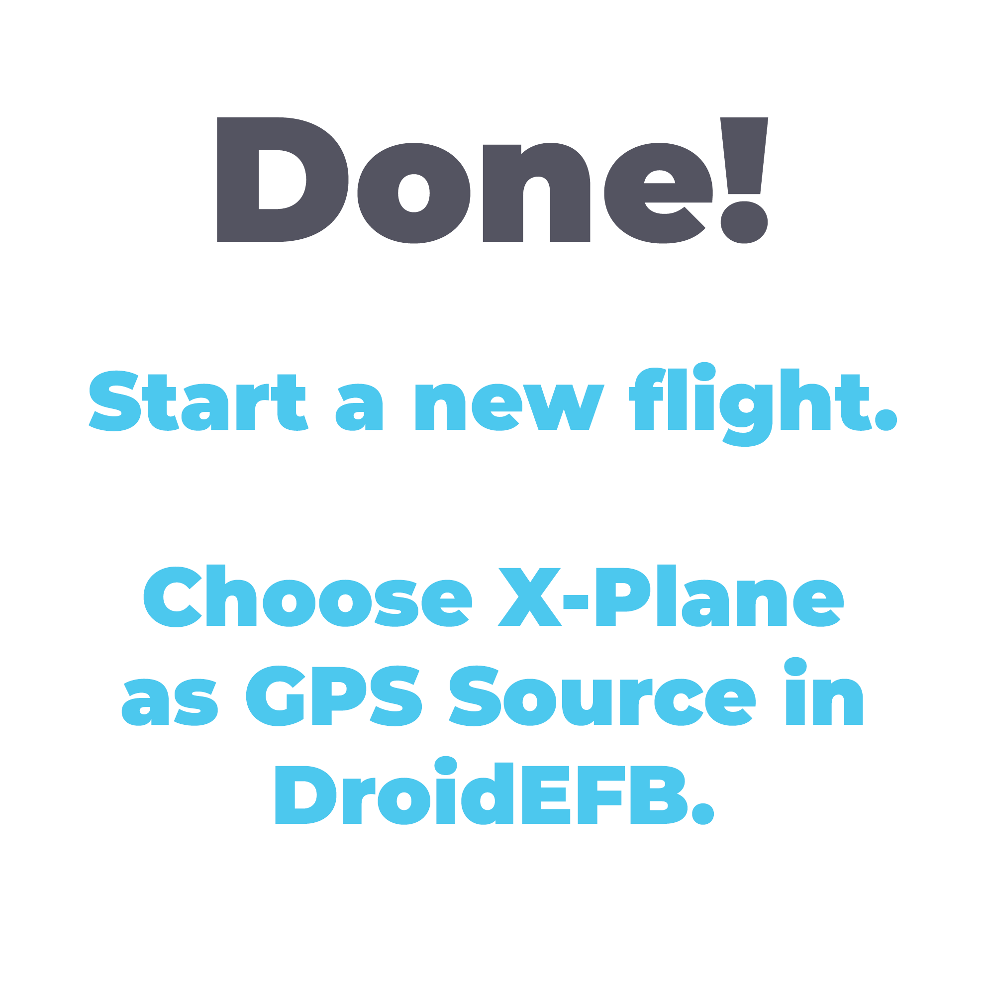 X-Plane with DroidEFB tutorial | DroidEFB